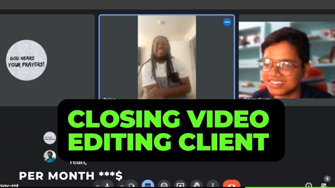 I’m Closing Video Editing Clients Live! - YouTube