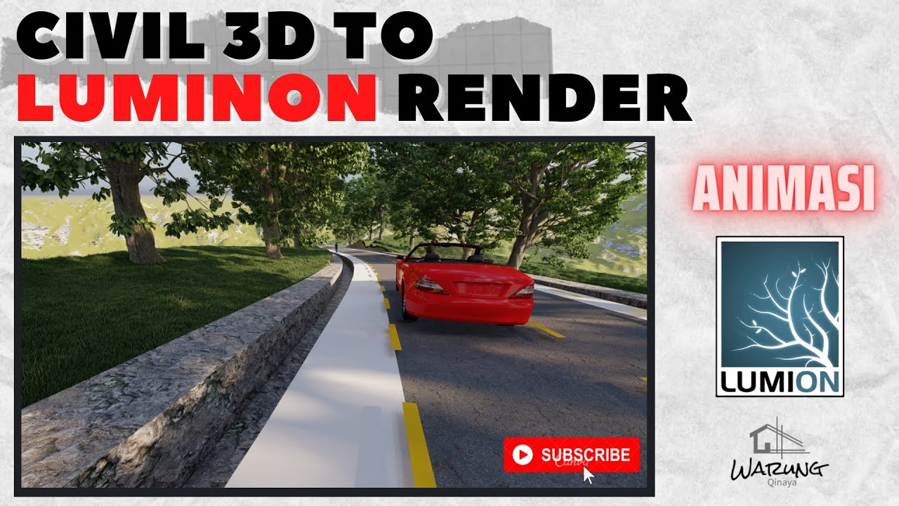 ANIMATION | CIVIL 3D TO LUMION RENDER - YouTube