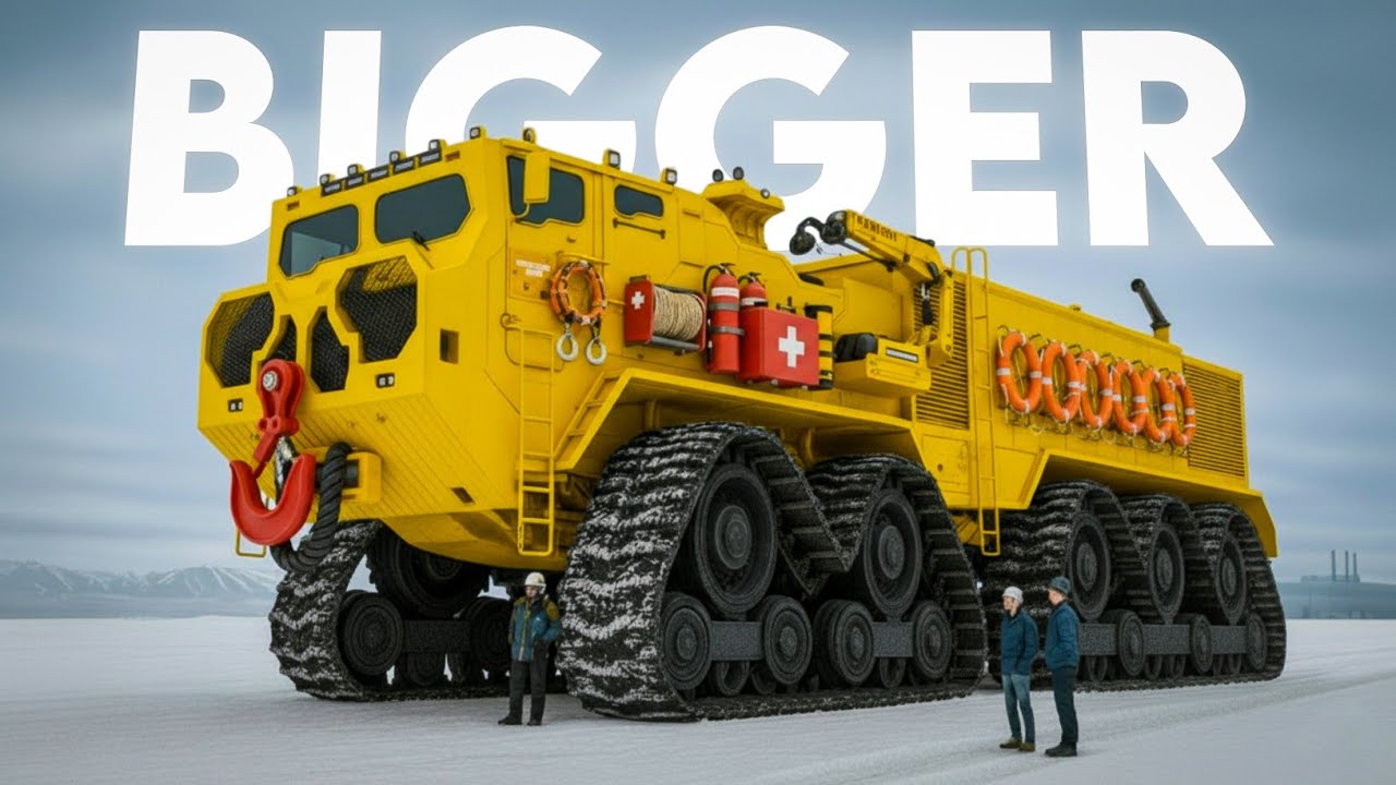 Top 5 Giant Arctic Expedition Trucks Dominating the Ice! - YouTube