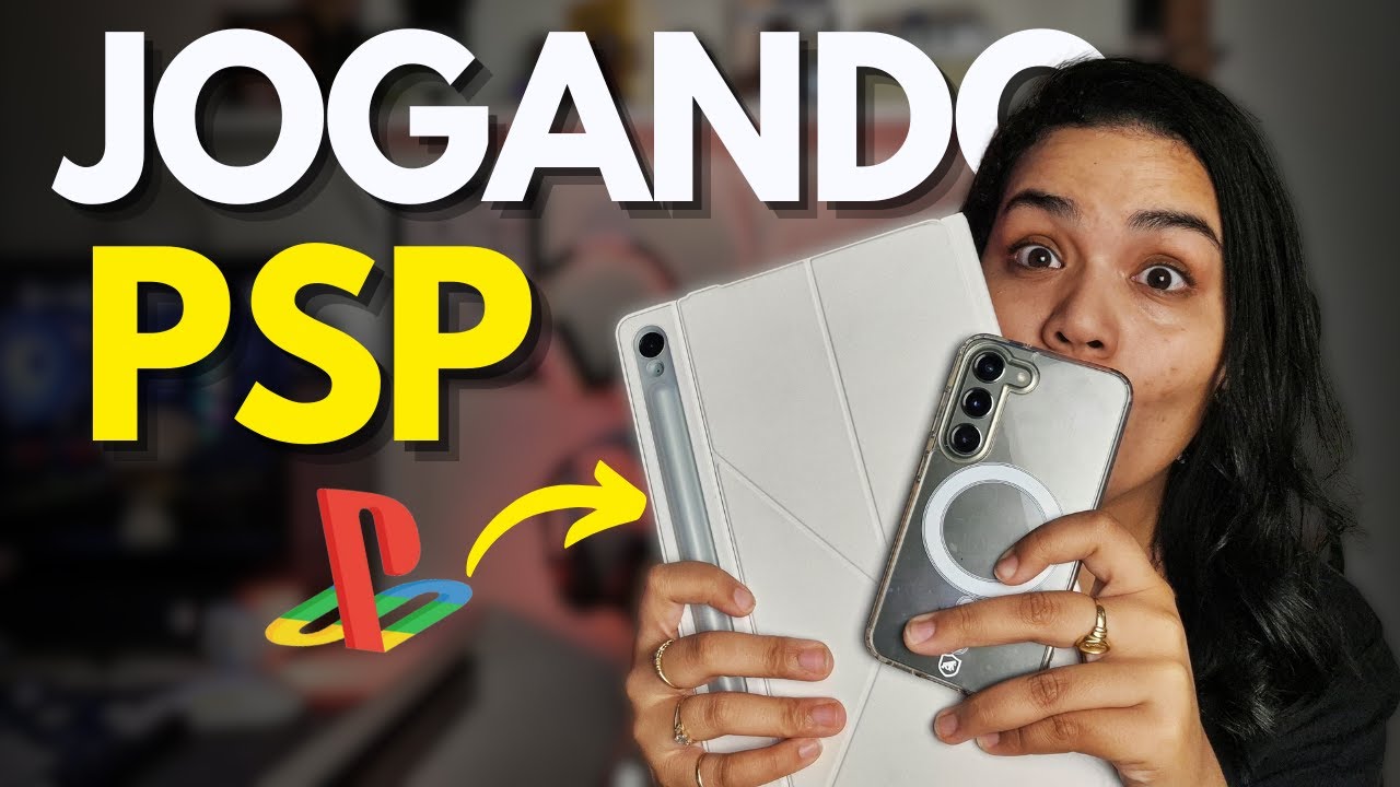 Jogando PSP no Galaxy Tab S9FE? 🕹️🎮 Emulador PPSSPP DISPONÍVEL - YouTube