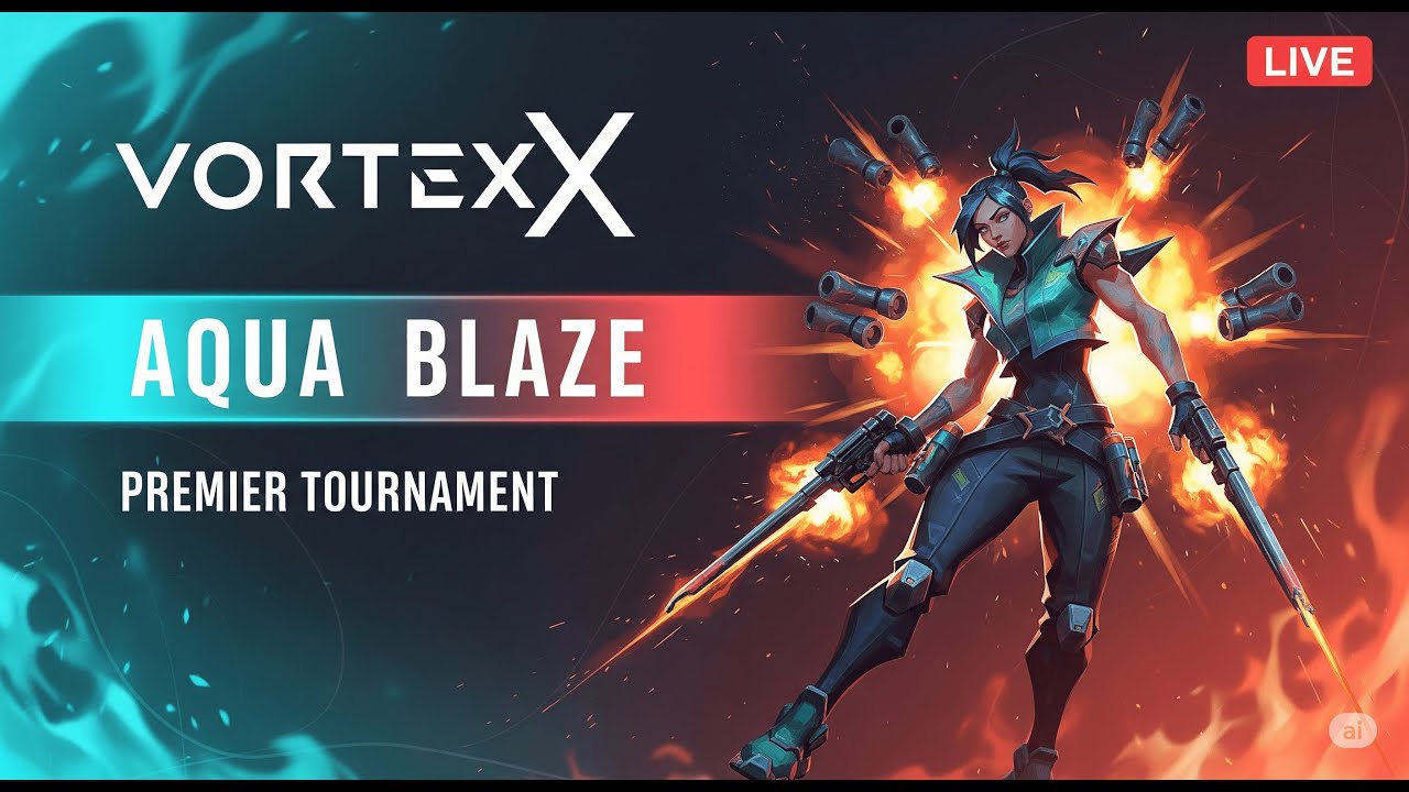 Aqua Blaze's Premier Run! | VortexX Valorant LIVE - YouTube