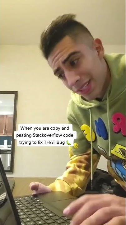 When You Are Copy And Pasting From StackOverflow... - YouTube