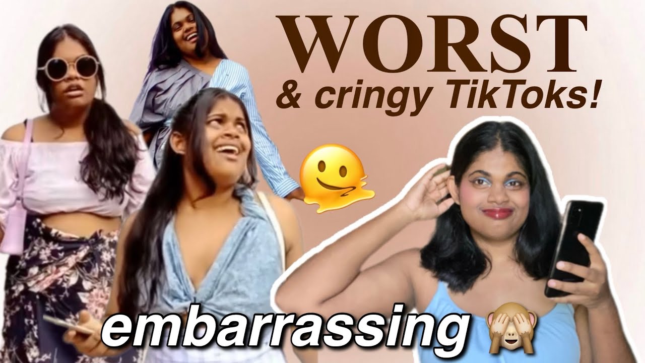 Reacting to my old cringy TikToks …. 😭 - YouTube