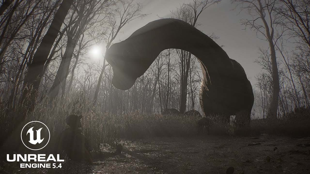 UE5 Dinosaur advencher animation [4K] - YouTube
