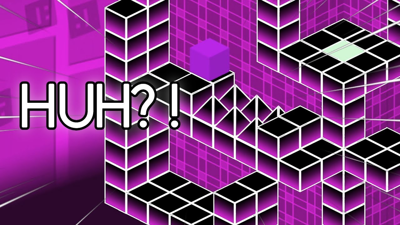 3D Gameplay In Cube Mode (Geometry Dash 2.2 ) - YouTube