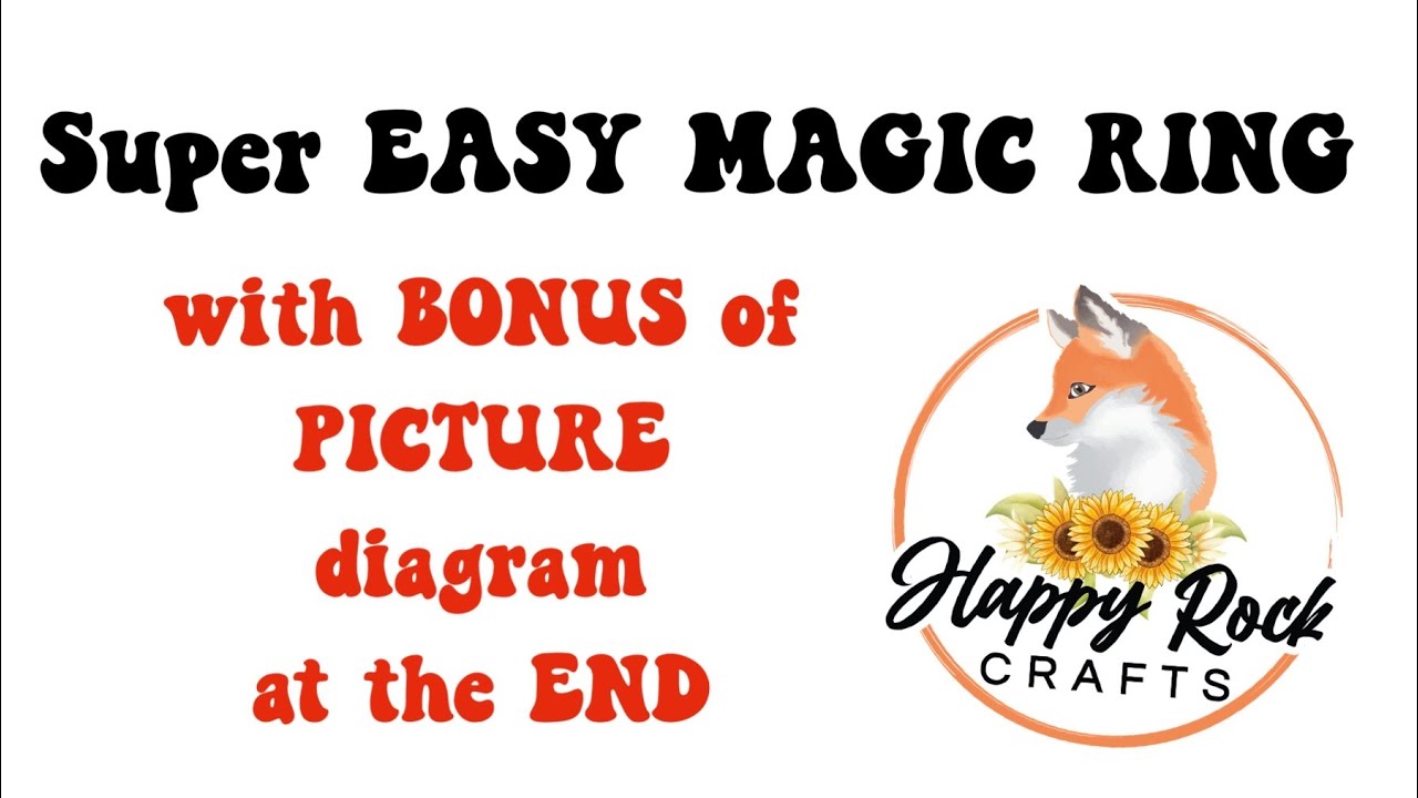 Super EASY MAGIC CIRCLE in CROCHET (aka magic ring) - YouTube