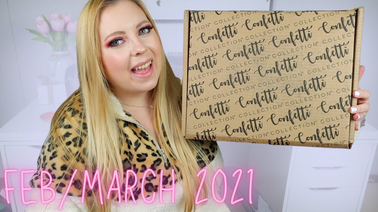 CONFETTI COLLECTION FEBRUARY / MARCH 2021 UNBOXING! - YouTube