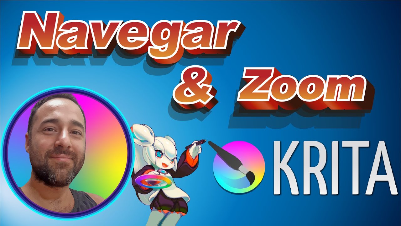 3️⃣ Moverse, modos de ZOOM, y Rotar el Lienzo en KRITA - YouTube