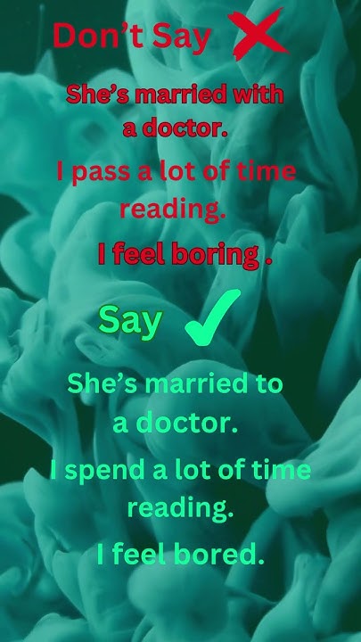 Common Errors In English English Learnenglish Reels Shortsfeed Ingles Shorts Viral Youtube