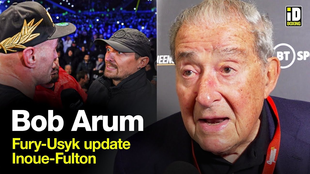 Bob Arum Updates On Fury-Usyk, Inoue-Fulton & Haney-Lomachenko - YouTube