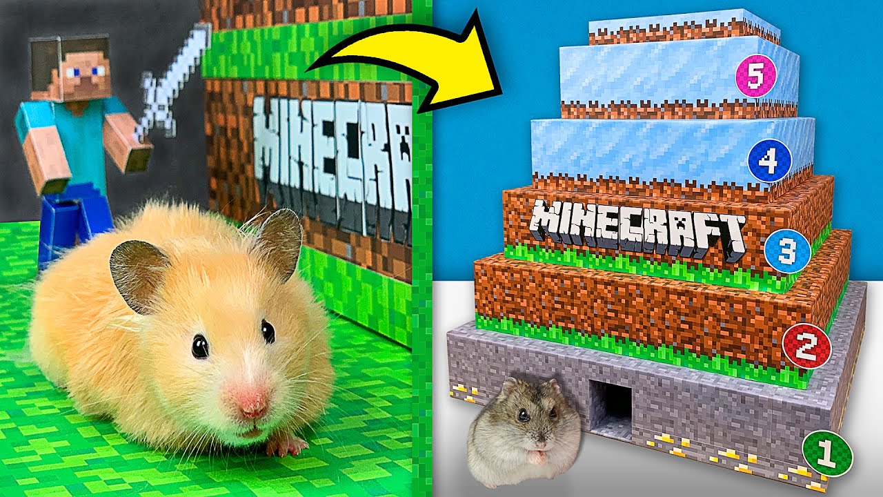 Hamster Escape Minecraft Pyramid Maze - YouTube