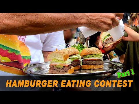 Hamburger Eating Contest 2019 | Part 1 | Wolfgang's Steakhouse ...