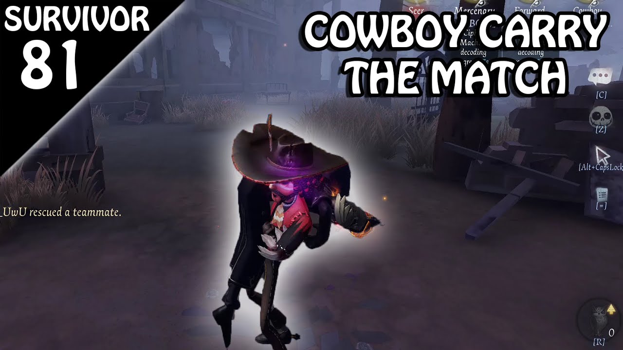 Top Cowboy in "ACTION" - Survivor Rank #81 (Identity V) - YouTube
