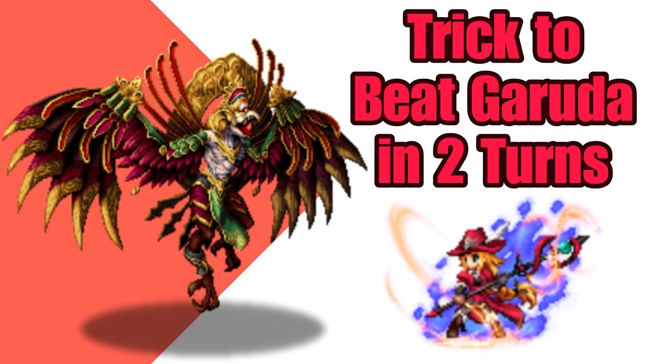 [FFBE] Garuda (1 Star) 2 Turns Trick | Not All Missions Clear - YouTube