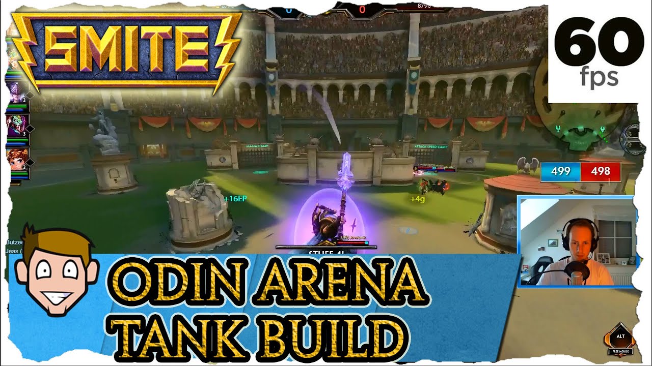 ODIN Gameplay German / Deutsch SMITE | TANK BUILD | ARENA | 2016 | #246 ...