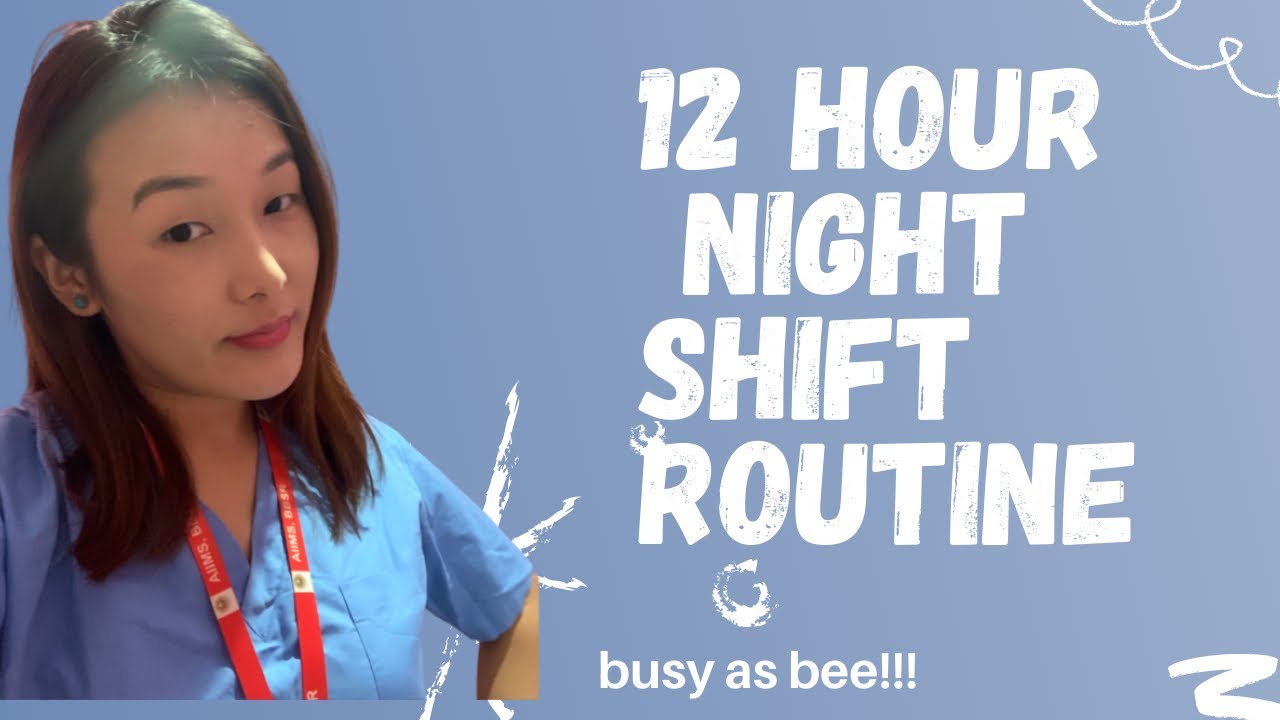 12 hours night shift/Night shift nurse/Icu night shift/Aiims Nursing ...