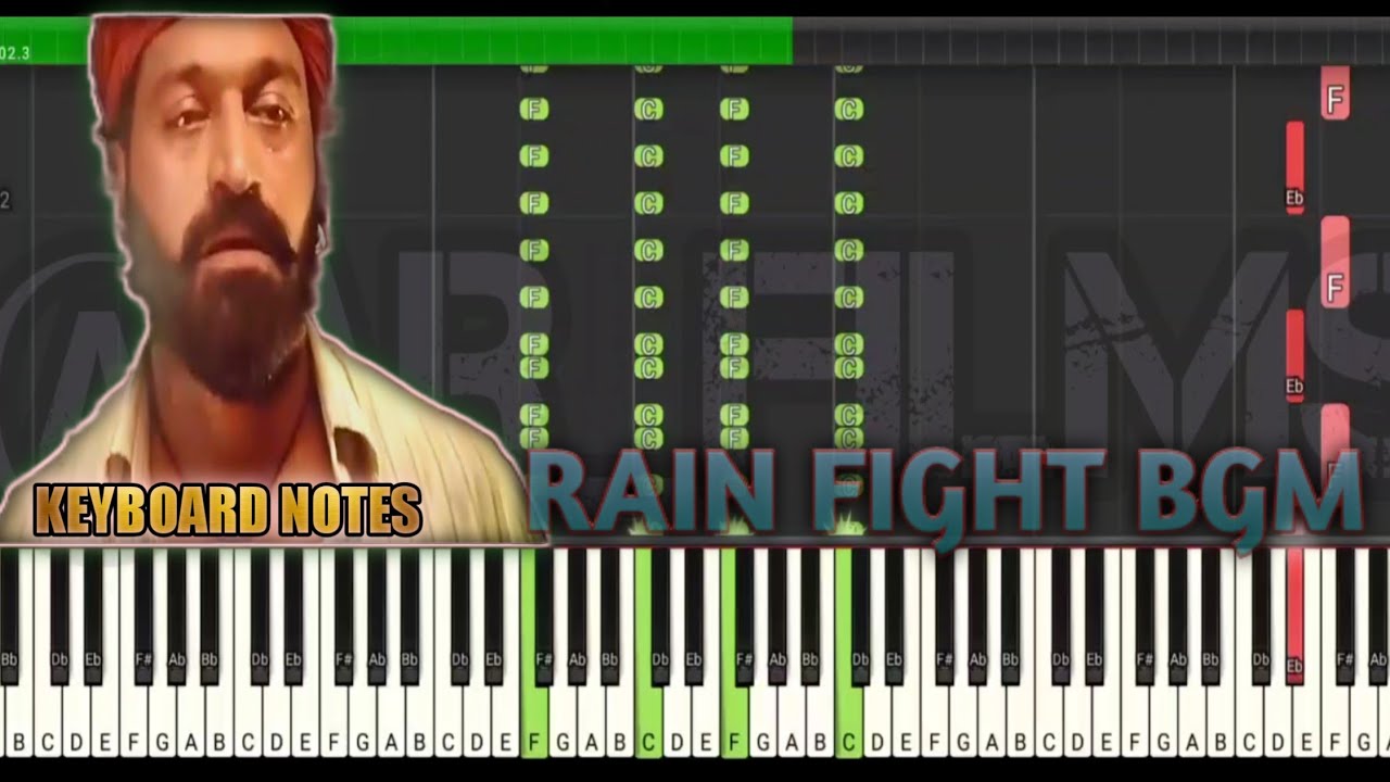 Kantara BGM Keyboard Notes | Piano Cover | Rishabh Shetty | Ajaneesh ...