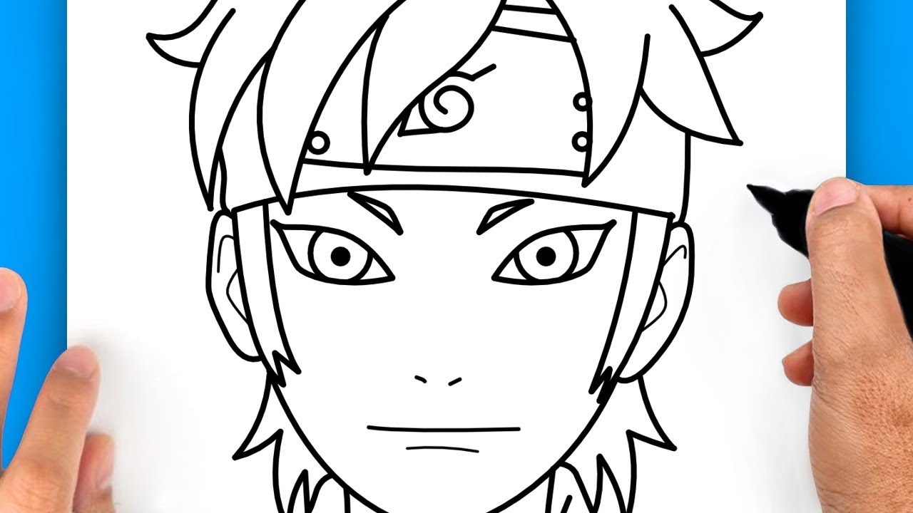 HOW TO DRAW MITSUKI (EASY MITSUKI DRAWING) - YouTube