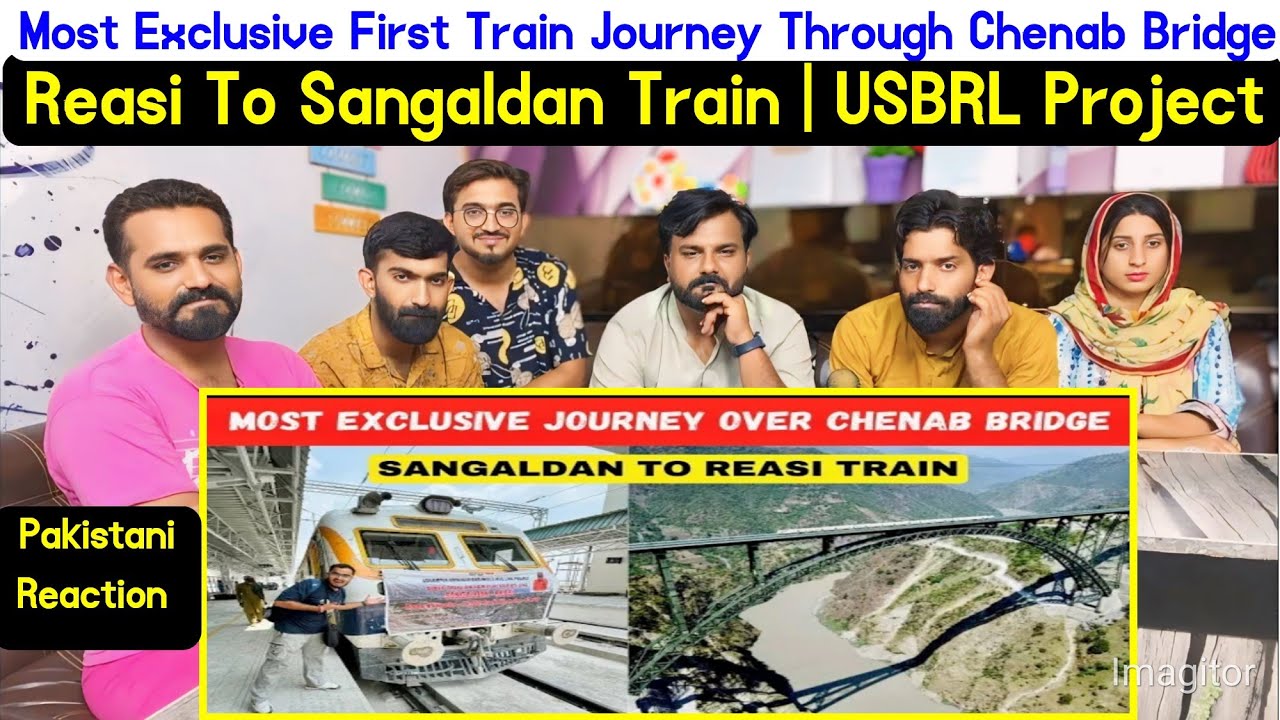 Most Exclusive First Train Journey Through Chenab Bridge Reasi to ...