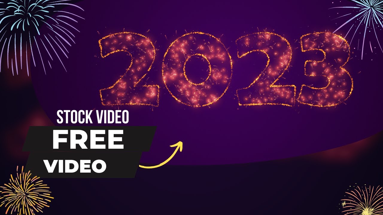NEW YEAR 2023 FREE STOCK VIDEO | Video of the week | Stock footage ...