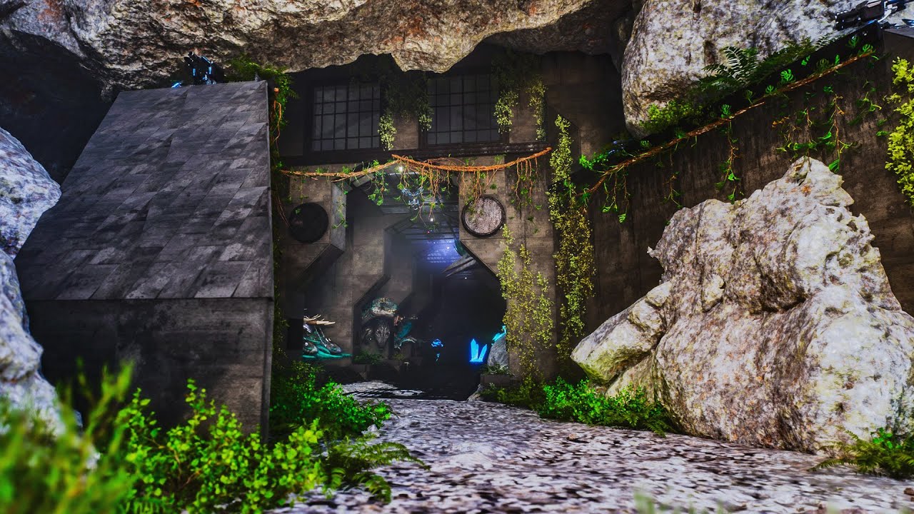 How To Build The Ultimate Cave Bunker Base on Ragnarok in ARK: Survival ...