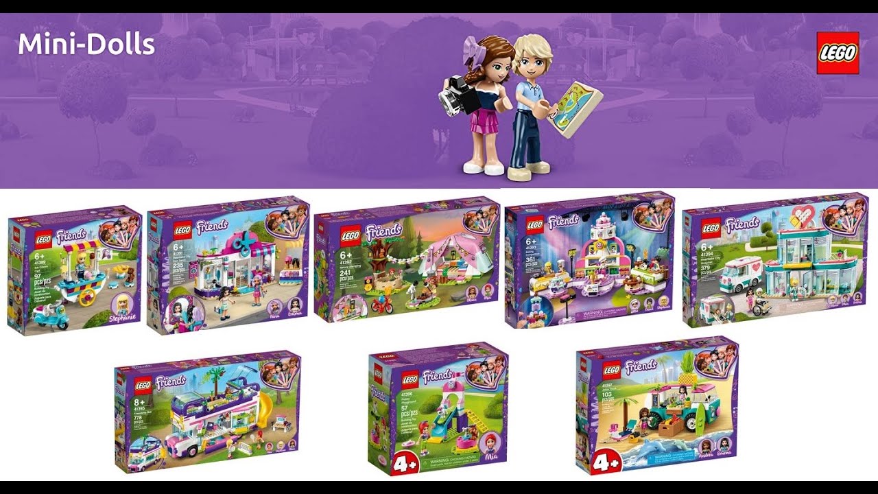 2020 new release LOGO Friends Mini Dolles review - YouTube