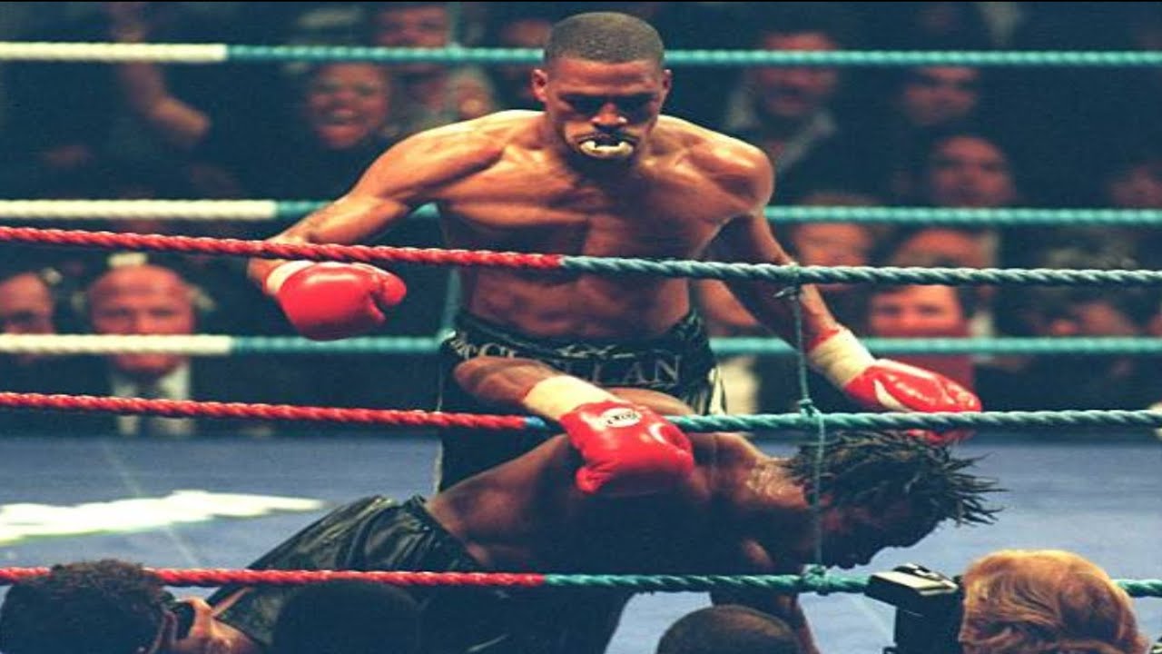 Nigel Benn vs Gerald McClellan - Highlights (Brutal, Tragic FIGHT ...