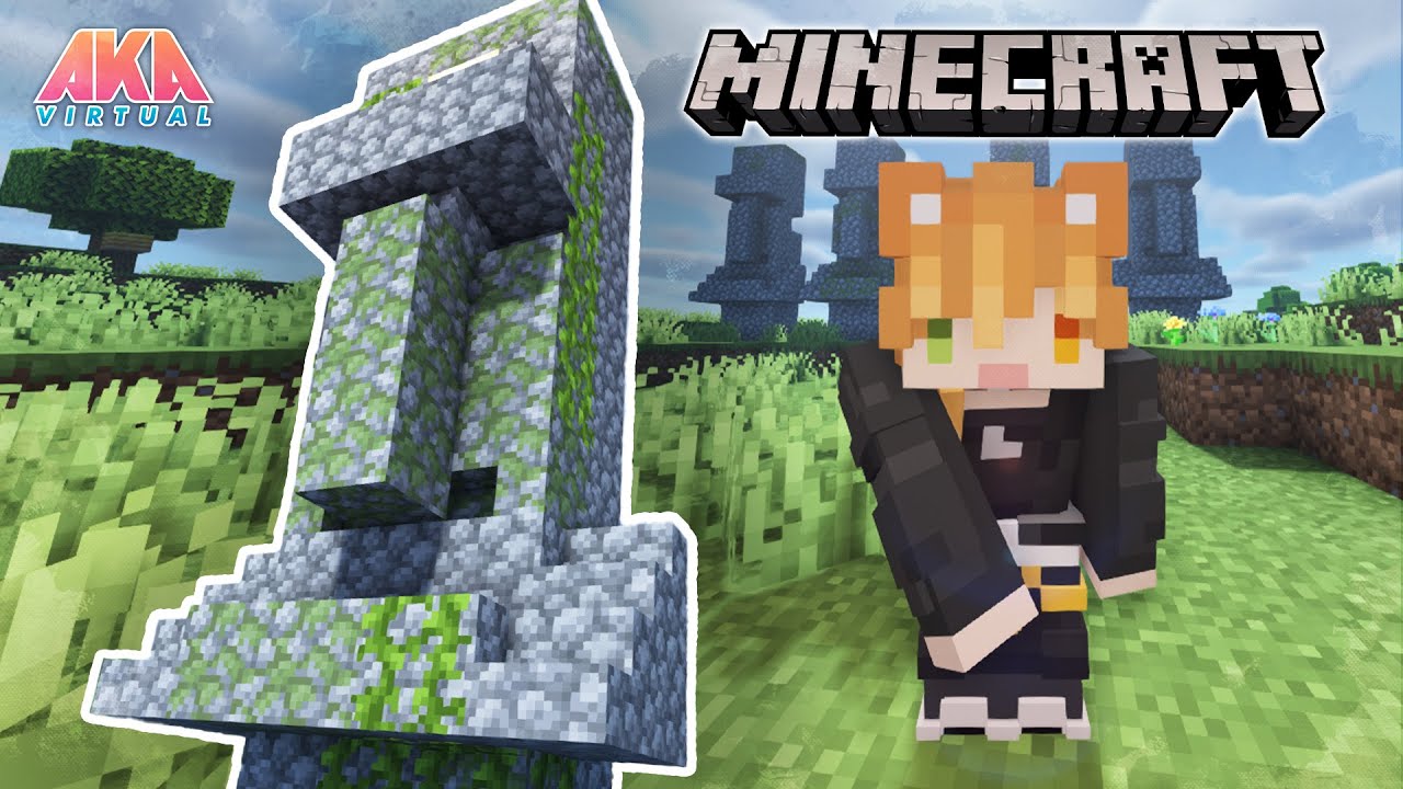 🔴 MEMBANGUN 100 PATUNG MOAI DI MINECRAFT - YouTube