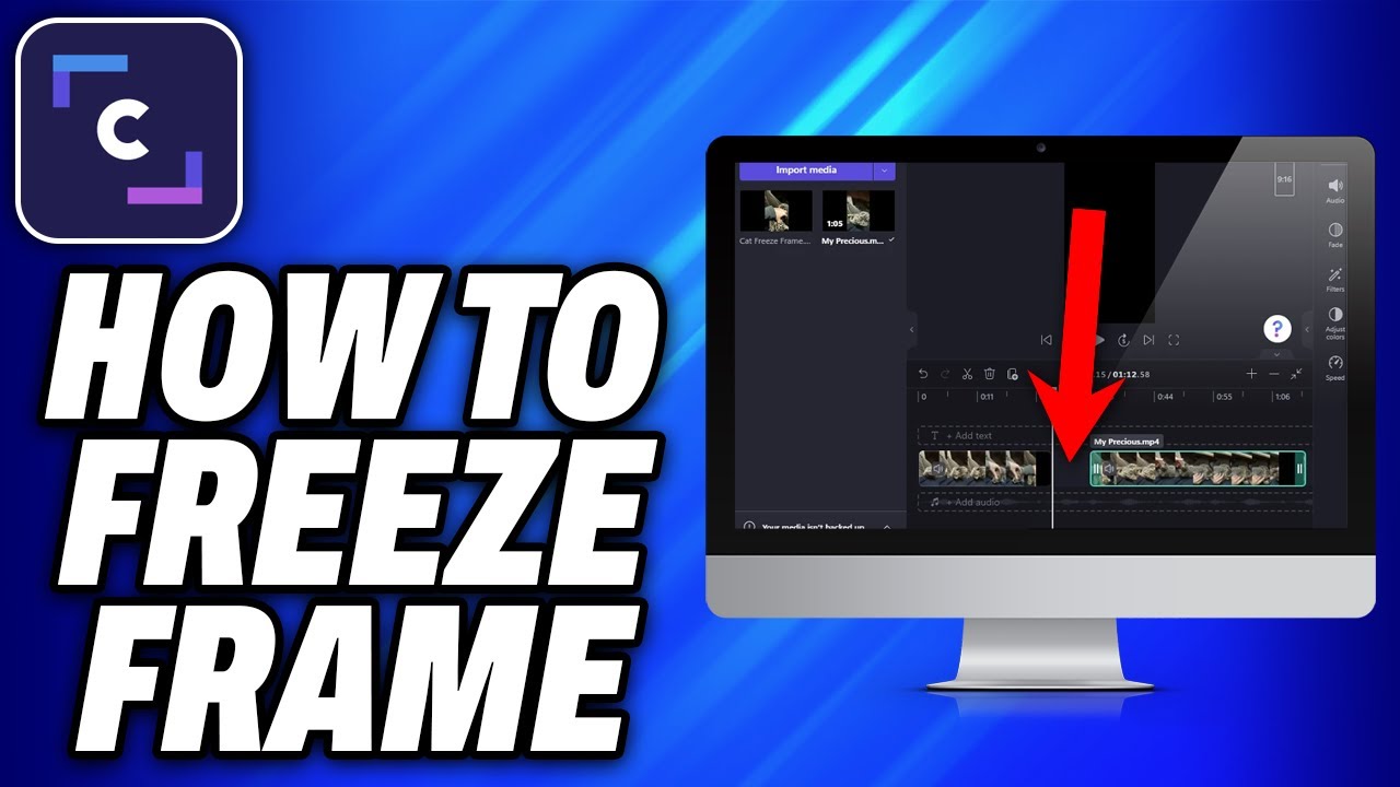 How To Freeze Frame Clipchamp - Easy Fix - YouTube