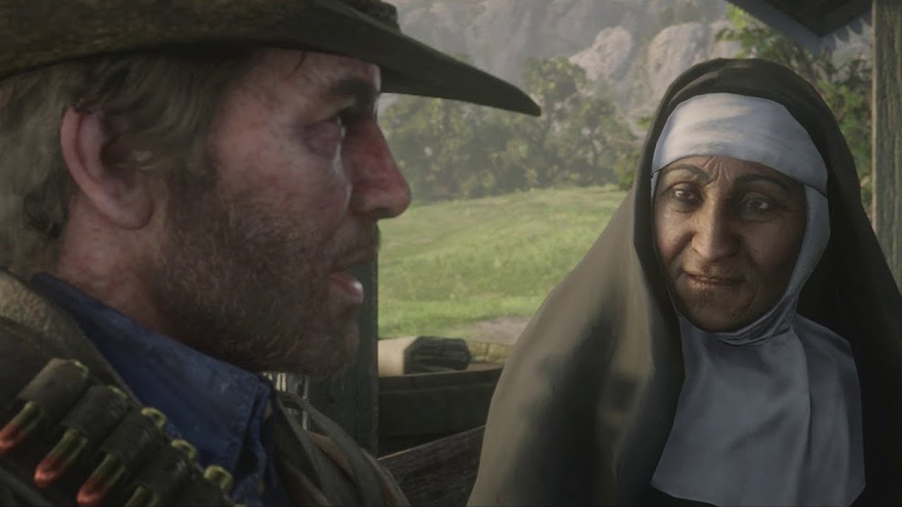Red Dead Redemption 2 - Arthur Tells Sister He's Dying - YouTube