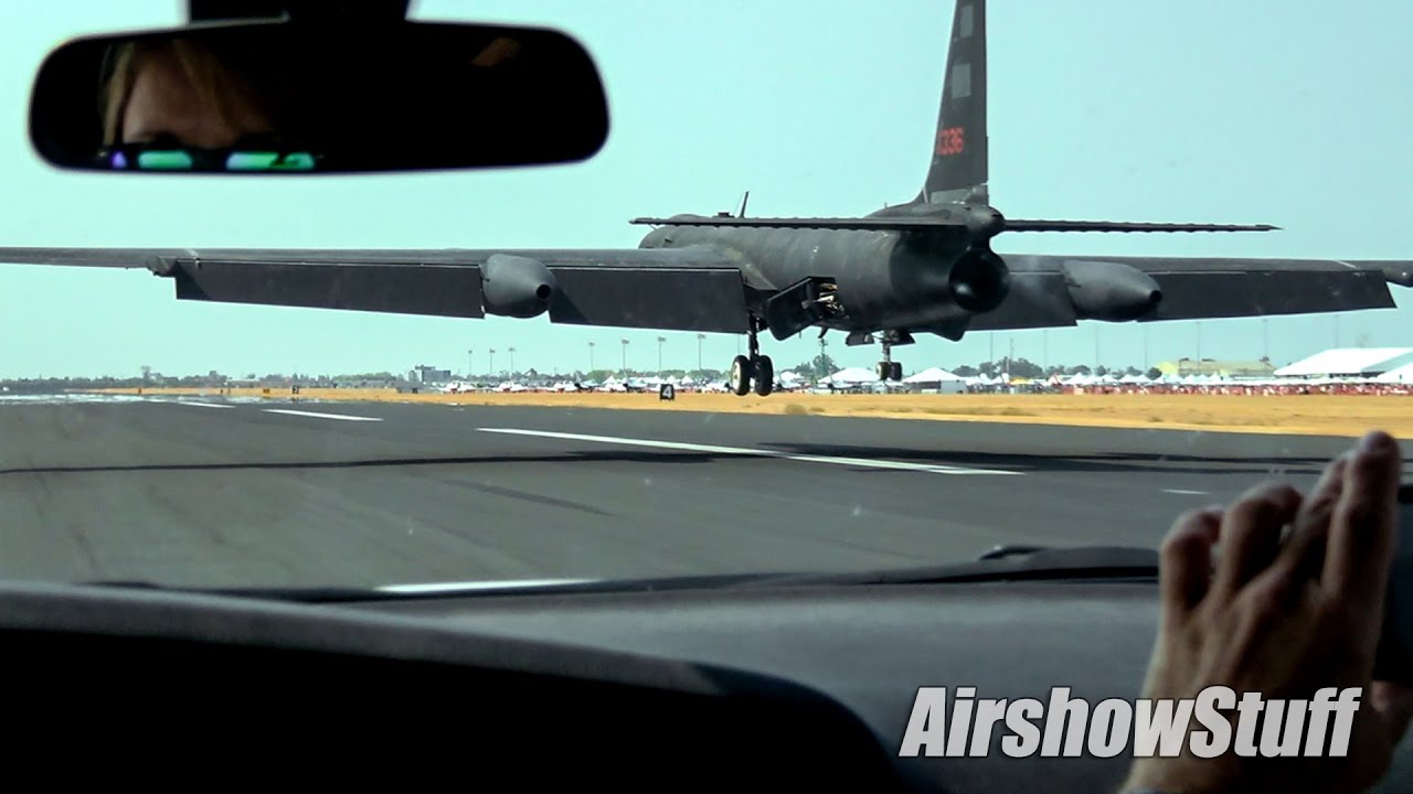 U-2 Dragon Lady Chase Car! - California Capital Airshow 2021 - YouTube