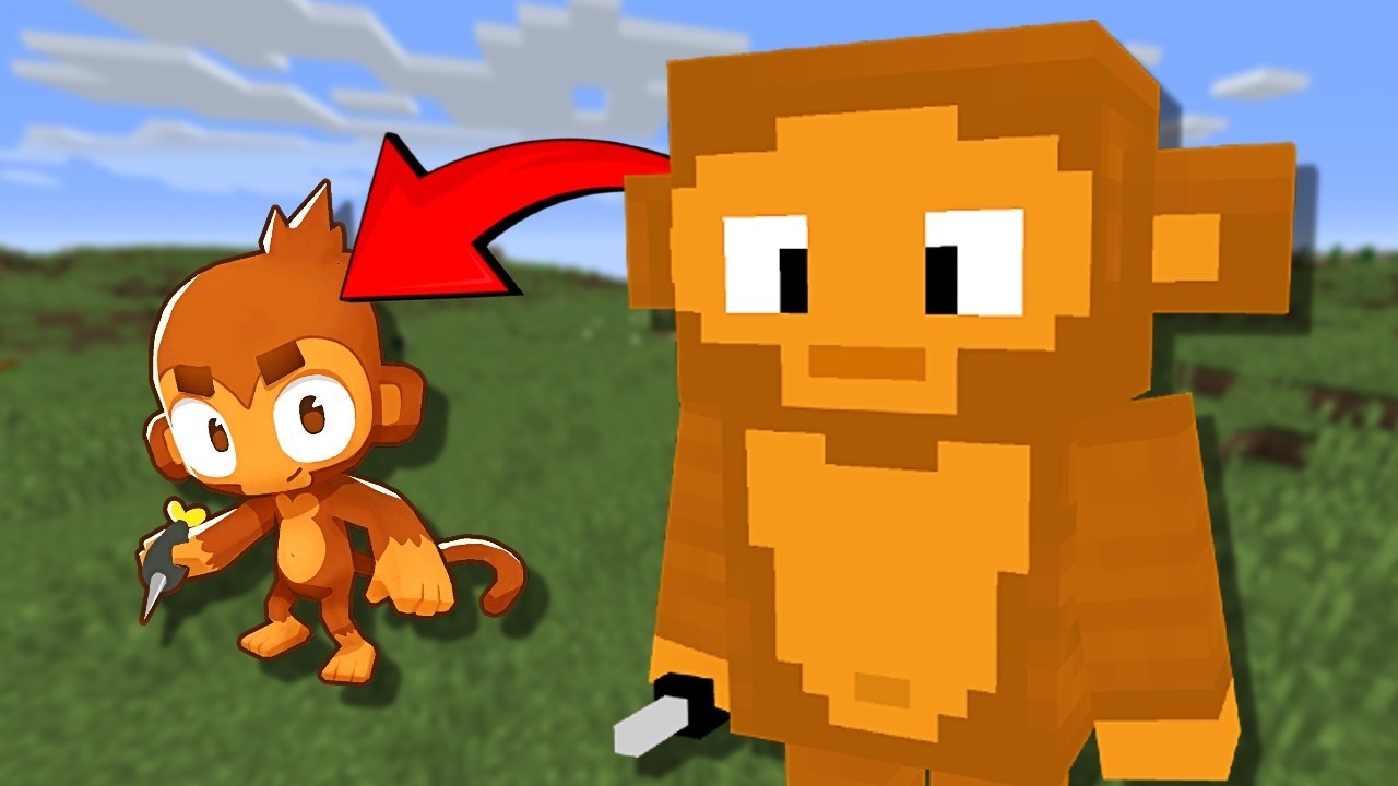 I Added BLOONS TD to Minecraft! - YouTube