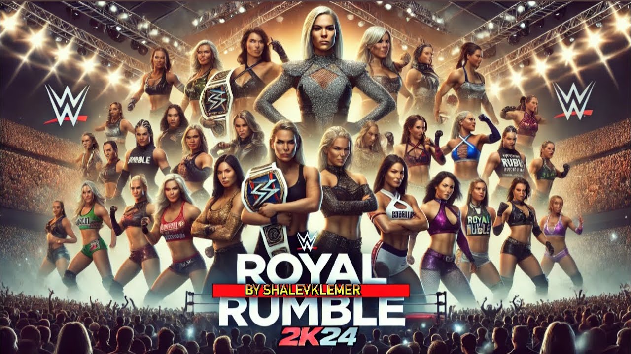 WWE2K24 - ROYAL RUMBLE [ 30 WOMAN'S ] - BY SHALEVKLEMER - YouTube