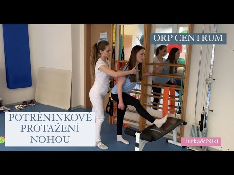 Potréninkové protažení nohou || ORP Centrum || Terka&Niki - YouTube