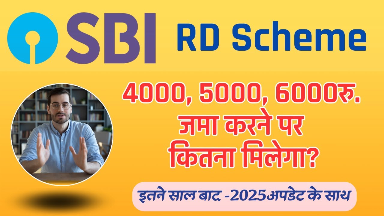 SBI RD Scheme 2025 | SBI Recurring Deposit Scheme in Hindi | SBI RD ...