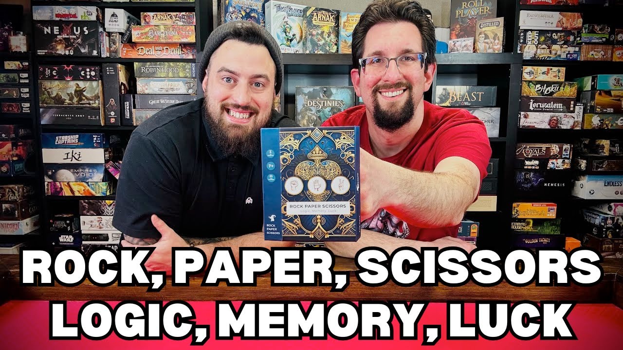 Rock Paper Scissors Logic Memory Luck Card Game Review - First ...