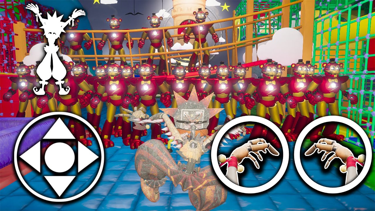 I BECAME a REAL NIGHTMARE SUN and ATTACK IRON MAN ARMY in FNAF Security ...