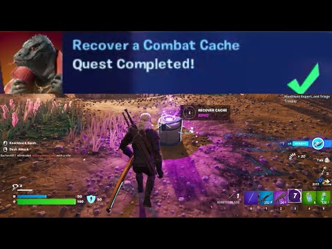 Recover a Combat Cache Fortnite - YouTube