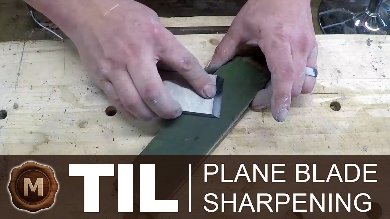Step by Step Plane Blade Sharpening - YouTube