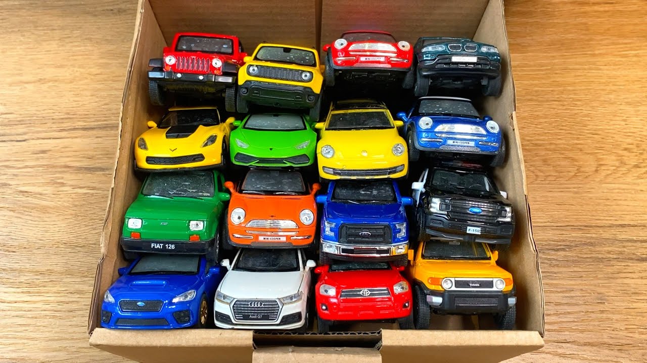 BOX FULL OF Diecast Cars - Toyota Corolla, Yaris, Nissan Patrol ...
