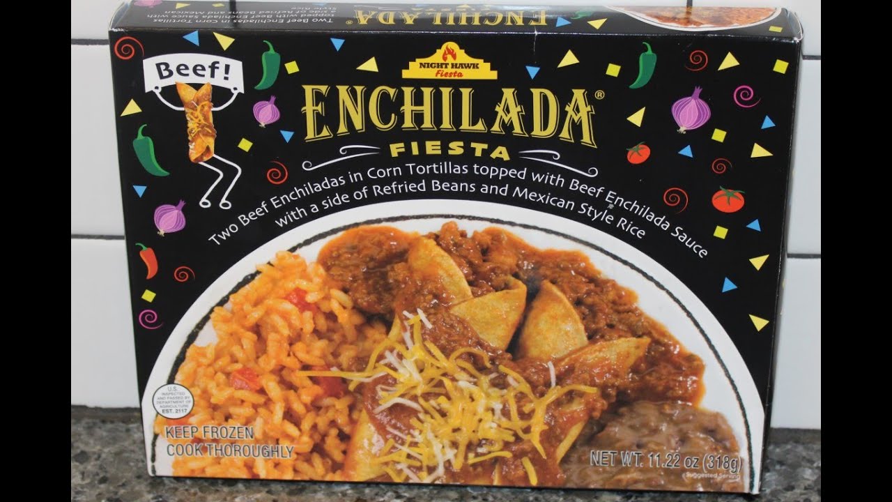 Night Hawk Fiesta: Beef Enchilada Fiesta Review - YouTube