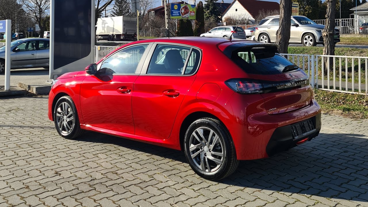 Peugeot 208 Active Pack 1.2 PureTech 100 Elixir Red - YouTube