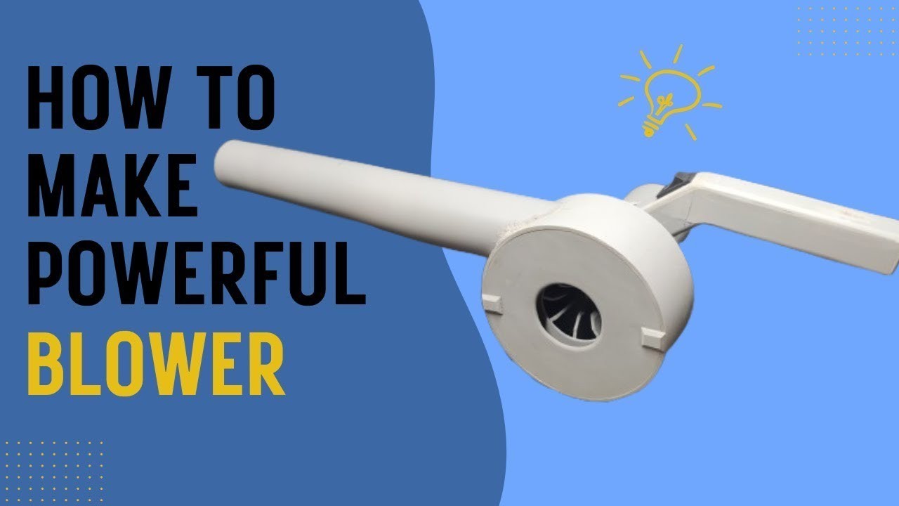 How to make powerful blower | DIY Air blower #powerfulblower # ...