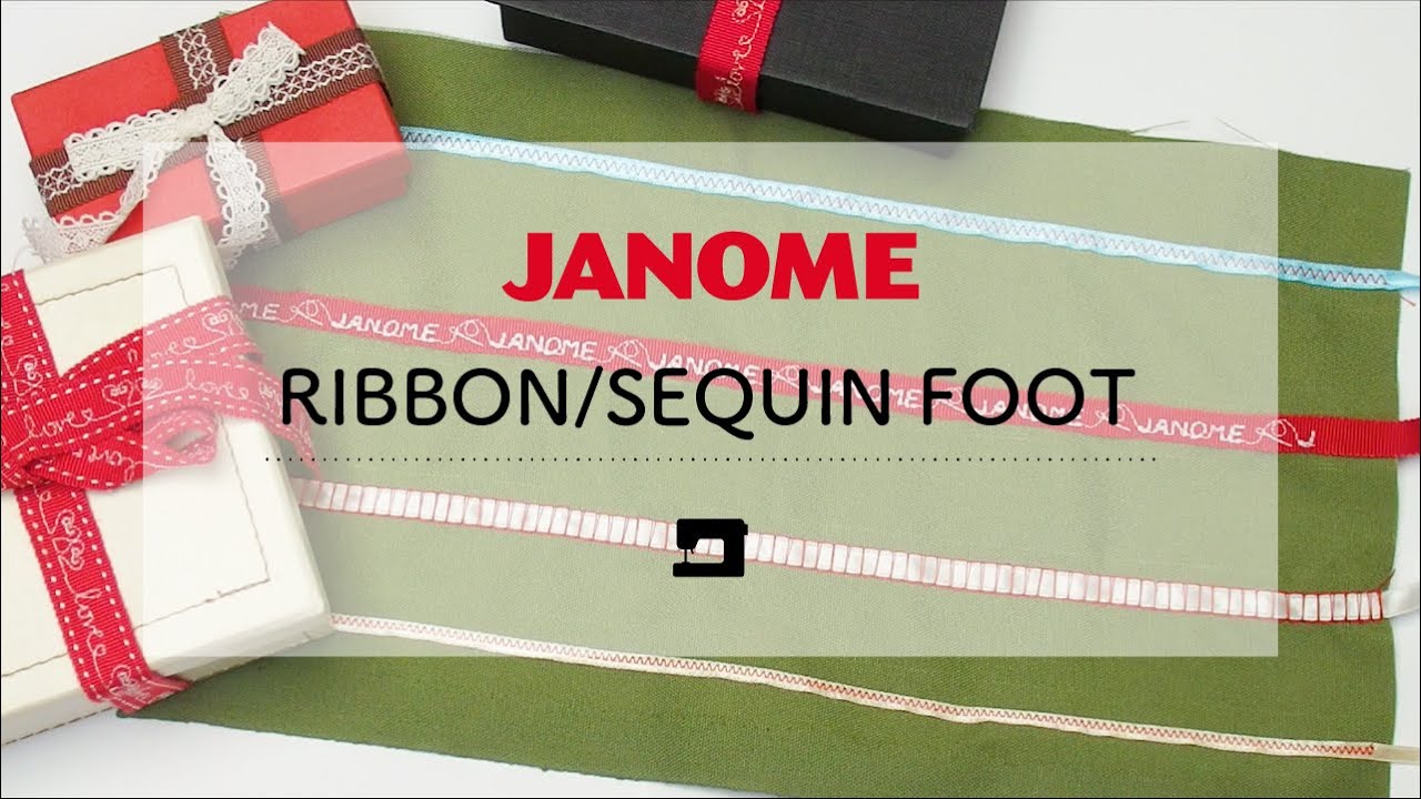 RIBBON SEQUIN FOOT - YouTube