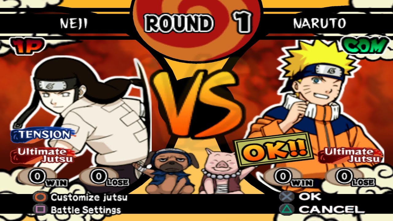 Neji (Clássico) VS Naruto (Clássico) (INSANE) - Naruto Shippuden ...