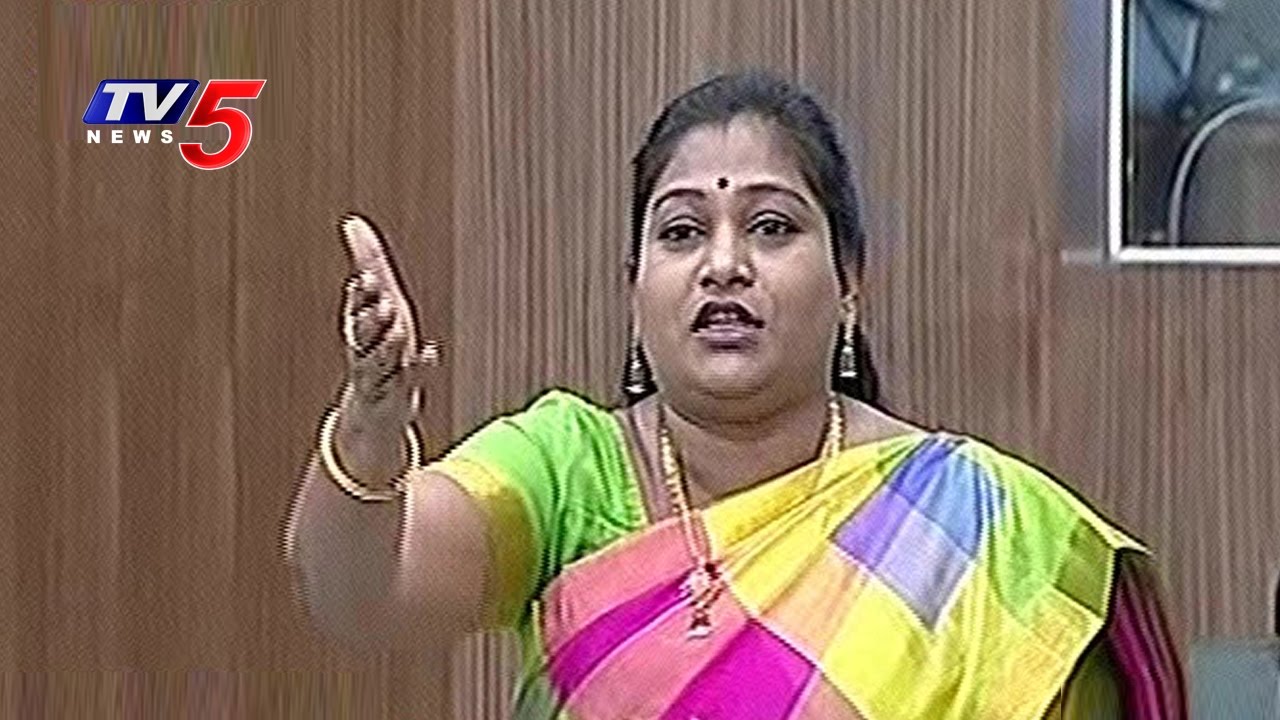 TDP MLA Anitha Blasts On YSRCP MLAs Behaviour | AP Assembly TV5 News ...