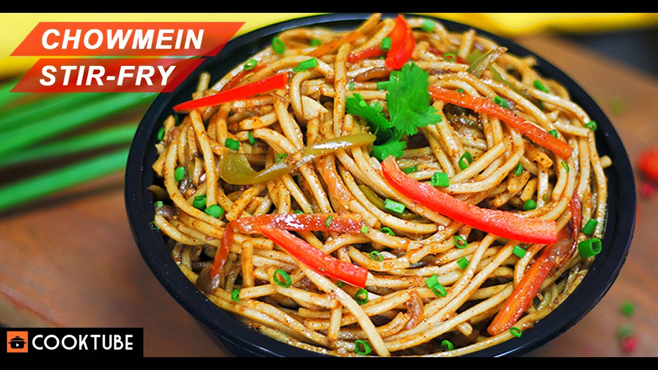 How To Make Chowmein Stir-Fry at Home | Veg Chowmein | Chinese Stir-Fry ...