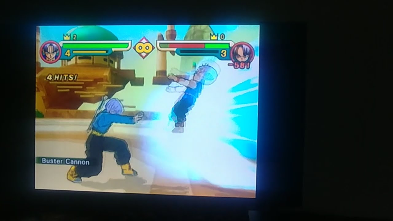 Dragonball Z Budokai 2 Trunks Buster Cannon on Kid Trunks Gyaku Ryona ...
