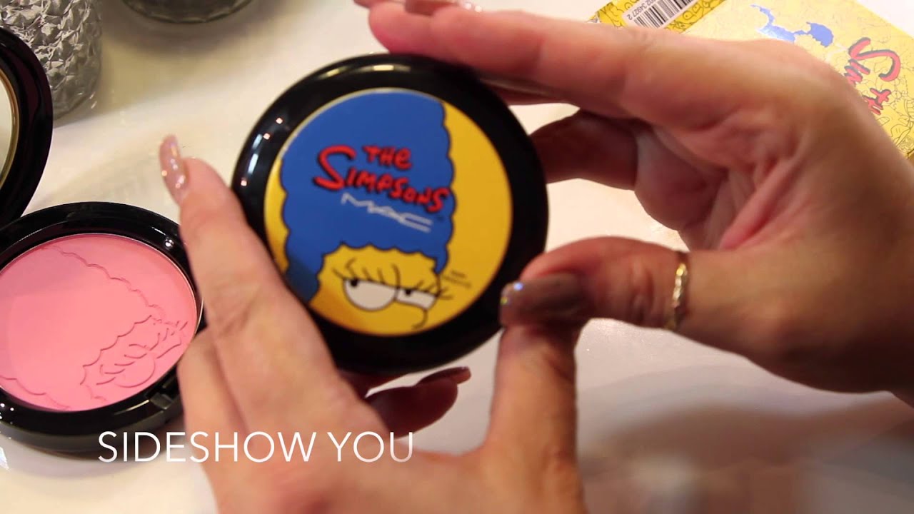 MAC The Simpsons: Blush Swatches! ♥ - YouTube