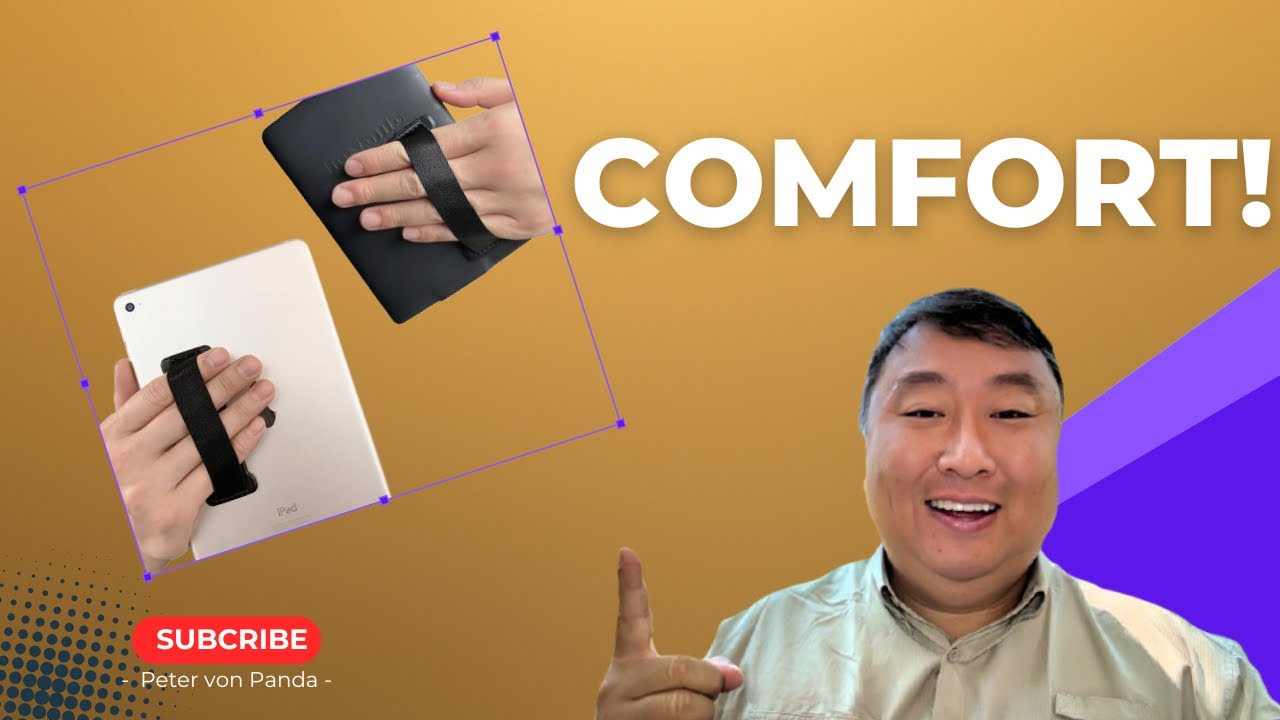 How To Comfortably Hold A Large Tablet - YouTube